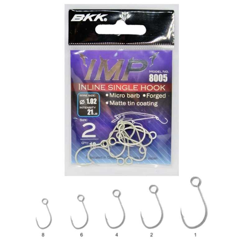 Bkk Inline Single Hook Ami Sportivi per Artificiali 🛒Bazar Pesca