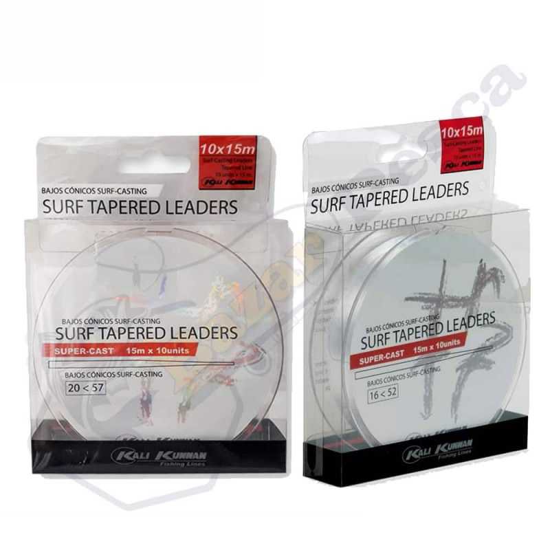 Nylon Kali Kunnan Surf Tapered Leader da Surfcasting🛒Bazar Pesca