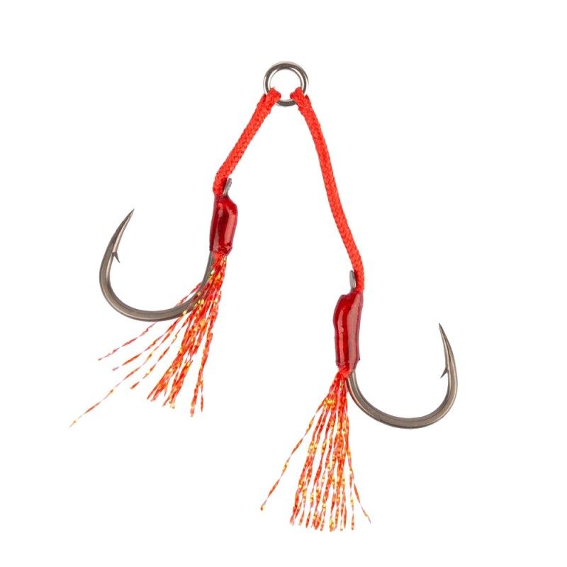 Assist Mustad Alpha Light Flash Double Hook da Pesca 🛒Bazar Pesca
