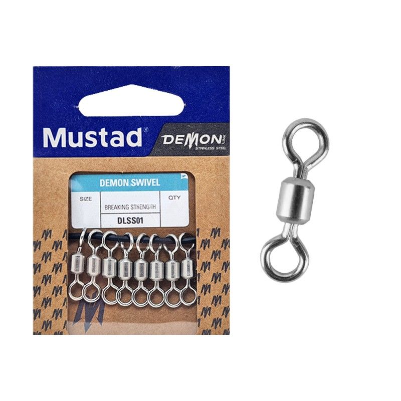 Mustad Girella Demon SS Rolling Swivel DLSS01 da Pesca 🛒Bazar Pesca